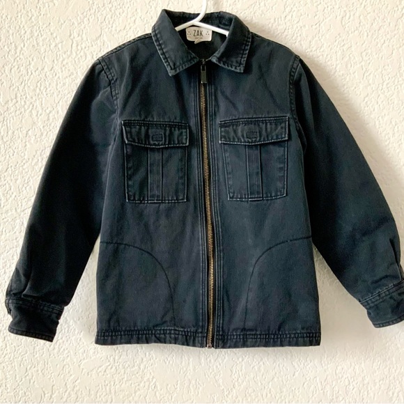 Z.A.K. Los Angeles | Jackets & Coats | Zak Los Angeles Black Twill ...